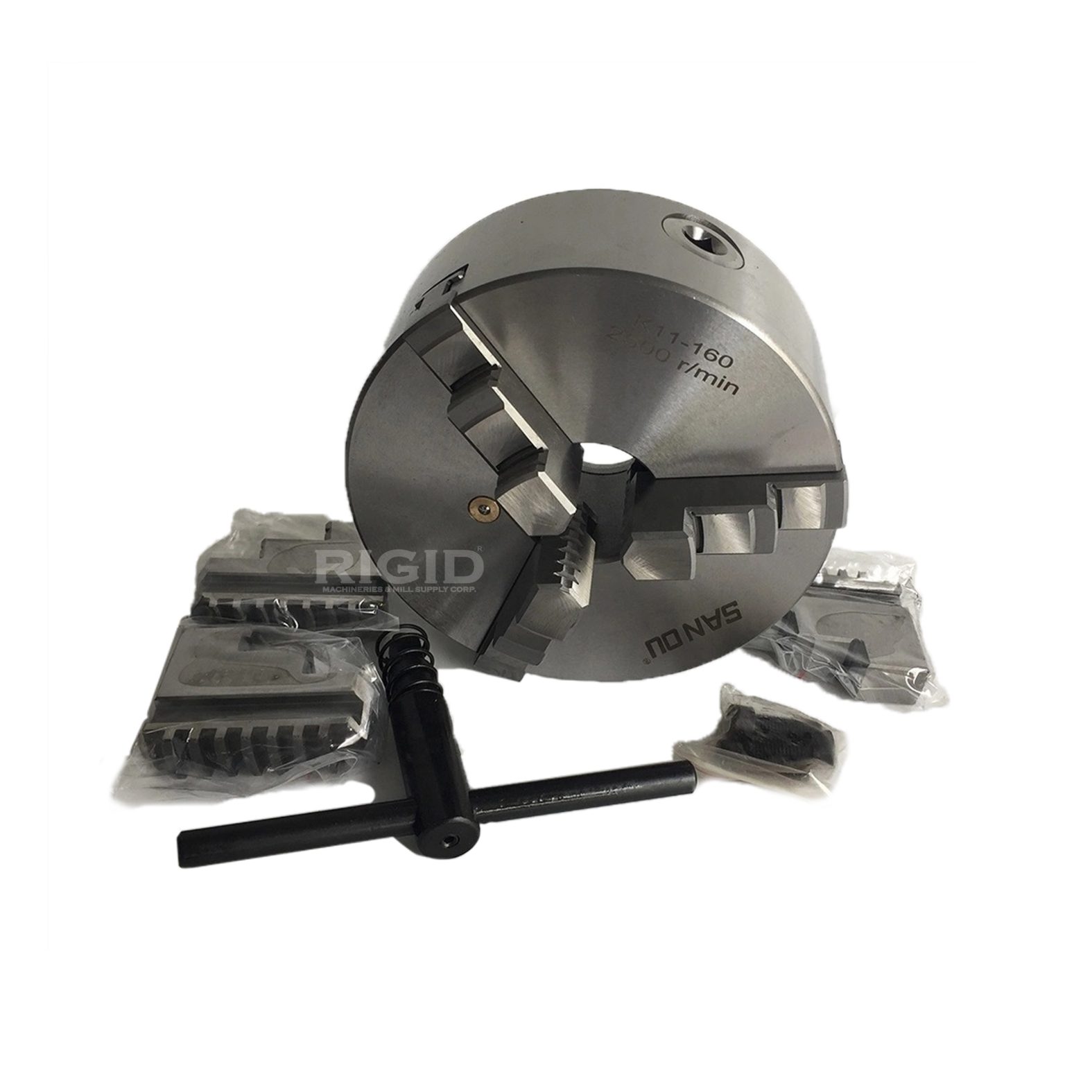 Three-Jaw Self Centering Lathe Chucks | Rigid Machineries and Mill ...